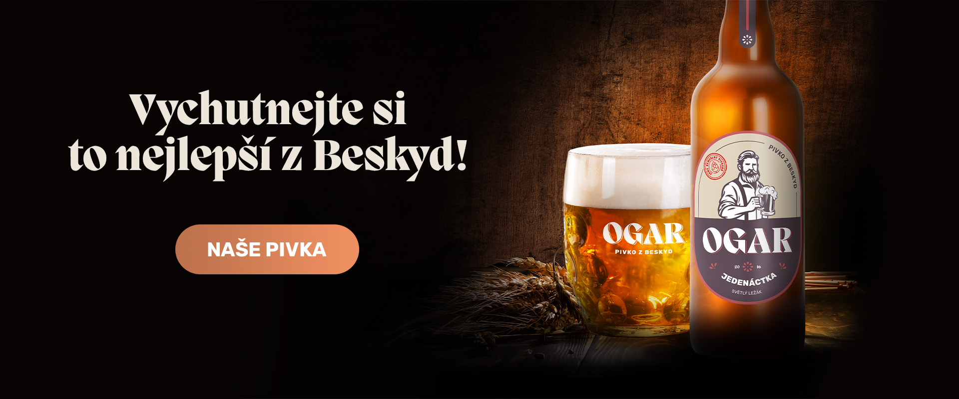 Pivo Ogar vám přivezeme až před vaše dveře. - Ogar domů