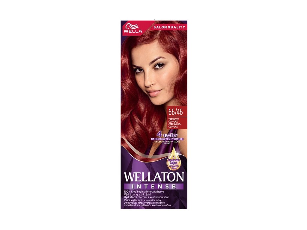 Wella Wellaton Intense Color Cream krémová barva na vlasy 66/46 červená ...