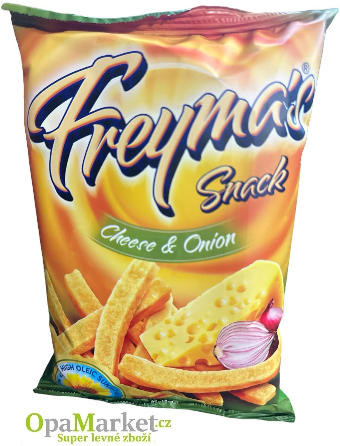 Freymas křupavý snack s příchutí sýru a cibule 30g - Opamarket