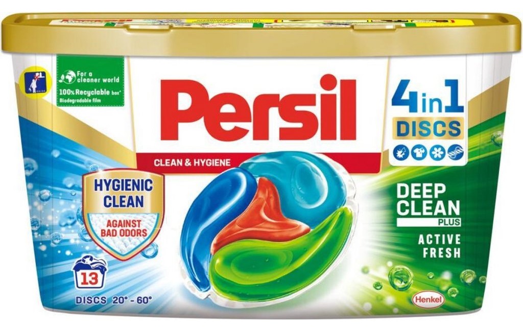 Persil Discs 4in1 Clean & Hygiene 13ks - kapsle na praní - Opamarket