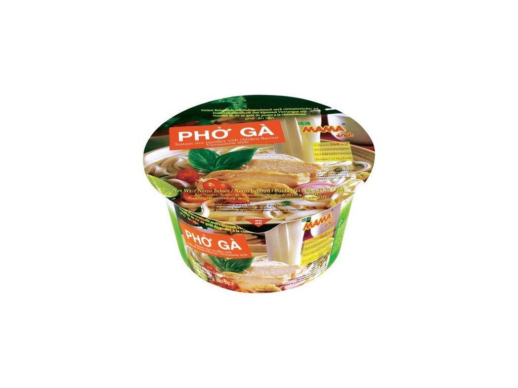 MAMA Instant rizstészta csirkével Pho Ga Bowl 65 g - Orientalis etelek