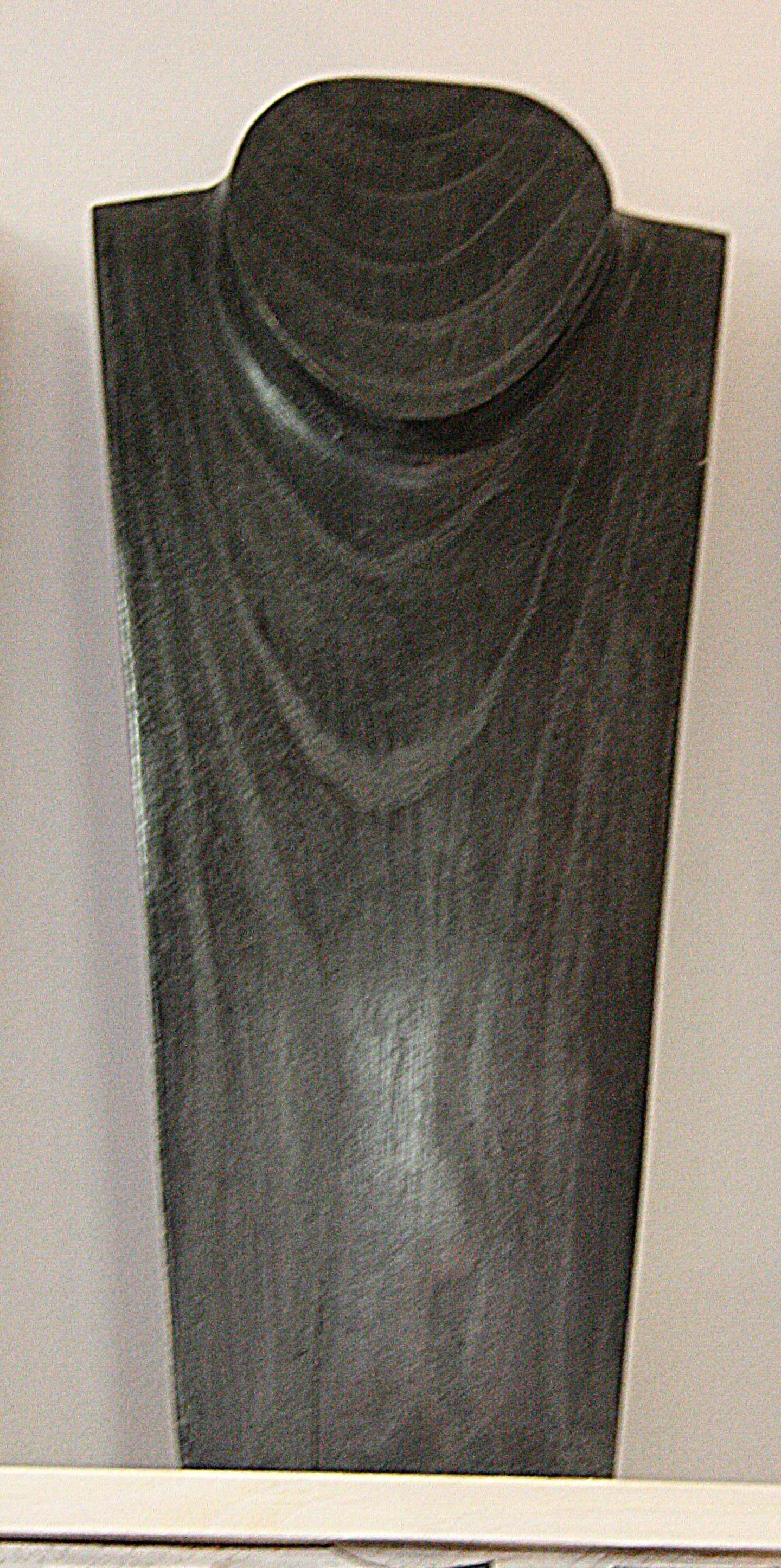 Dřevěný stojan - torzo na šperky KO 50cm šedá patina - Originální Design