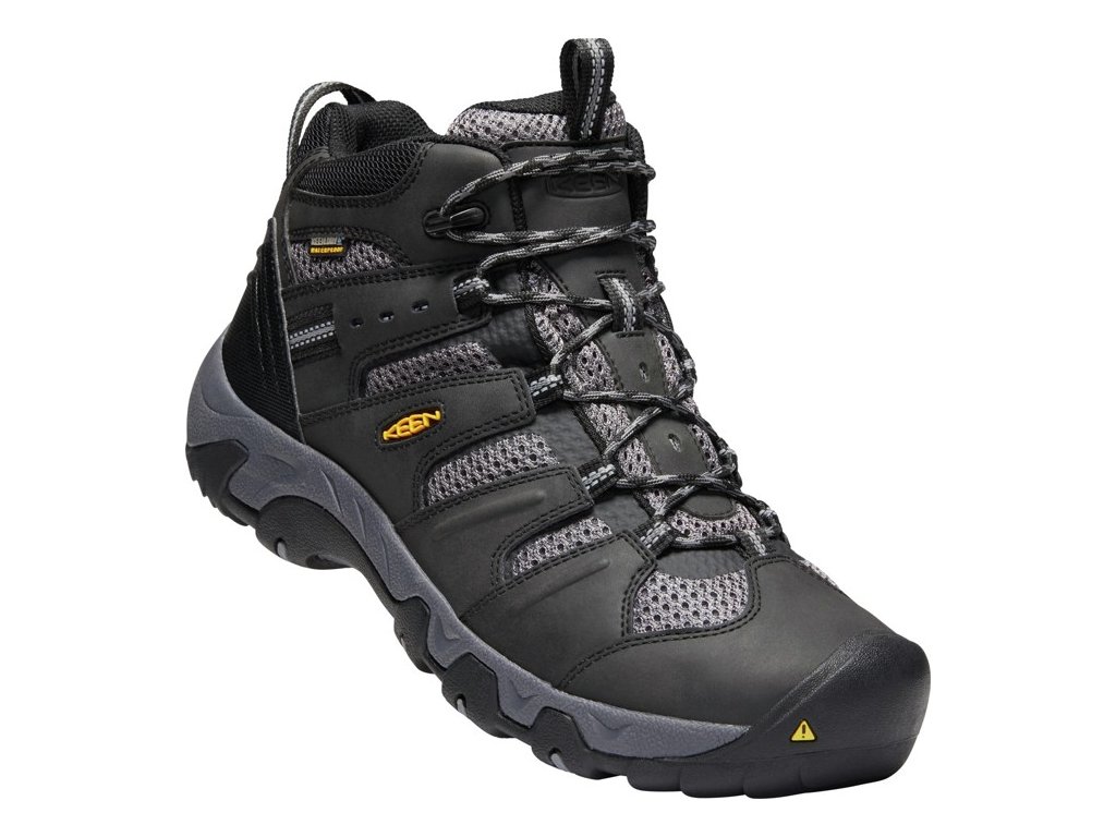 Keen KOVEN MID WP MEN BLACK/STEEL GREY - OutdoorMarket