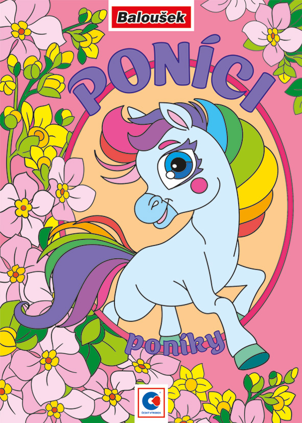 Omalovánka - A5 - Poníci - Papírnictví dekorace