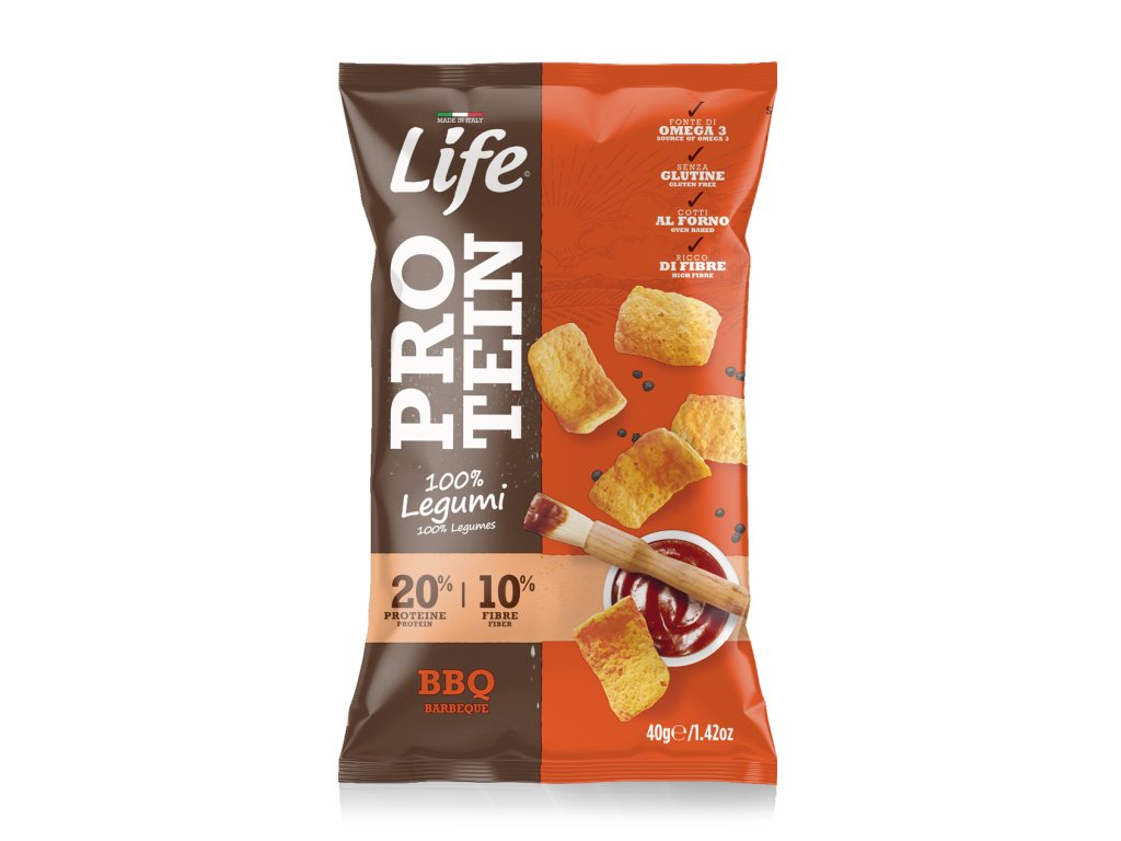 Life Snack Luštěninový snack barbeque LIFE 40g - ParkFit