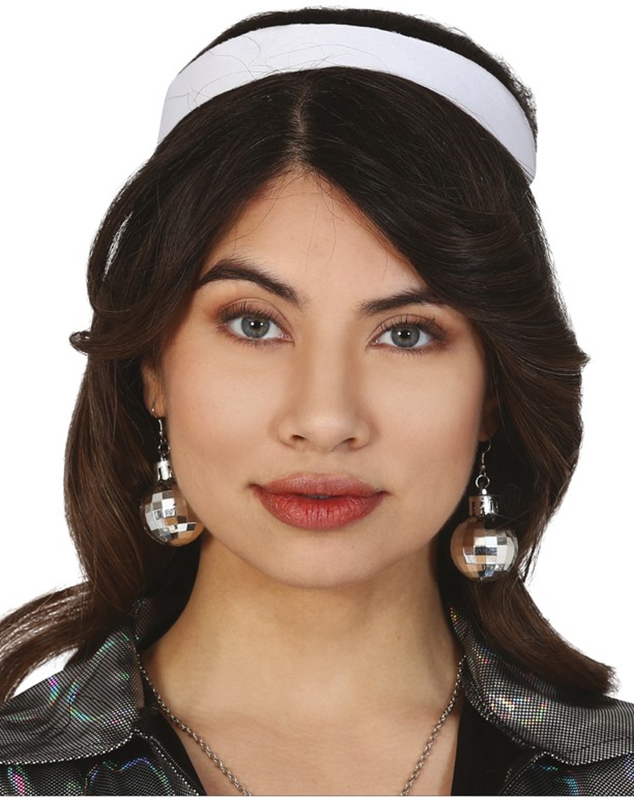 Náušnice discokoule 70. léta