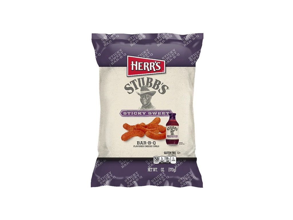 Herr's Stubb's Sticky Sweet Barbecue Flavoured Cheese Curls 170,1g USA ...