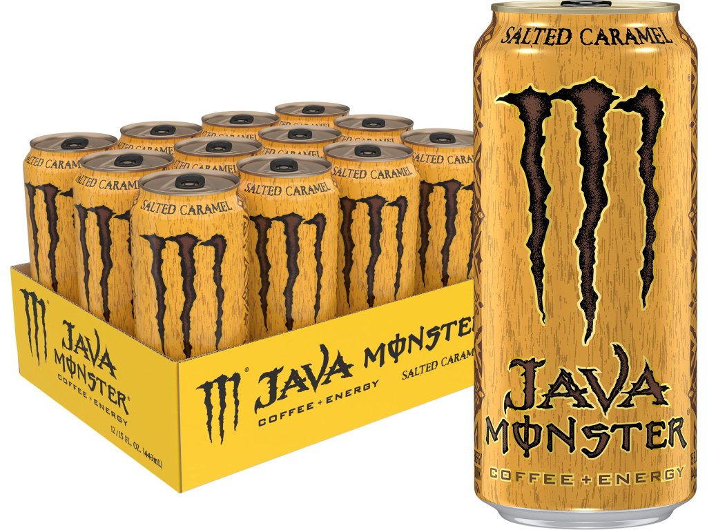 Java Monster Salted Caramel Energy Drink Carton 12x444ml MEX - Americké ...