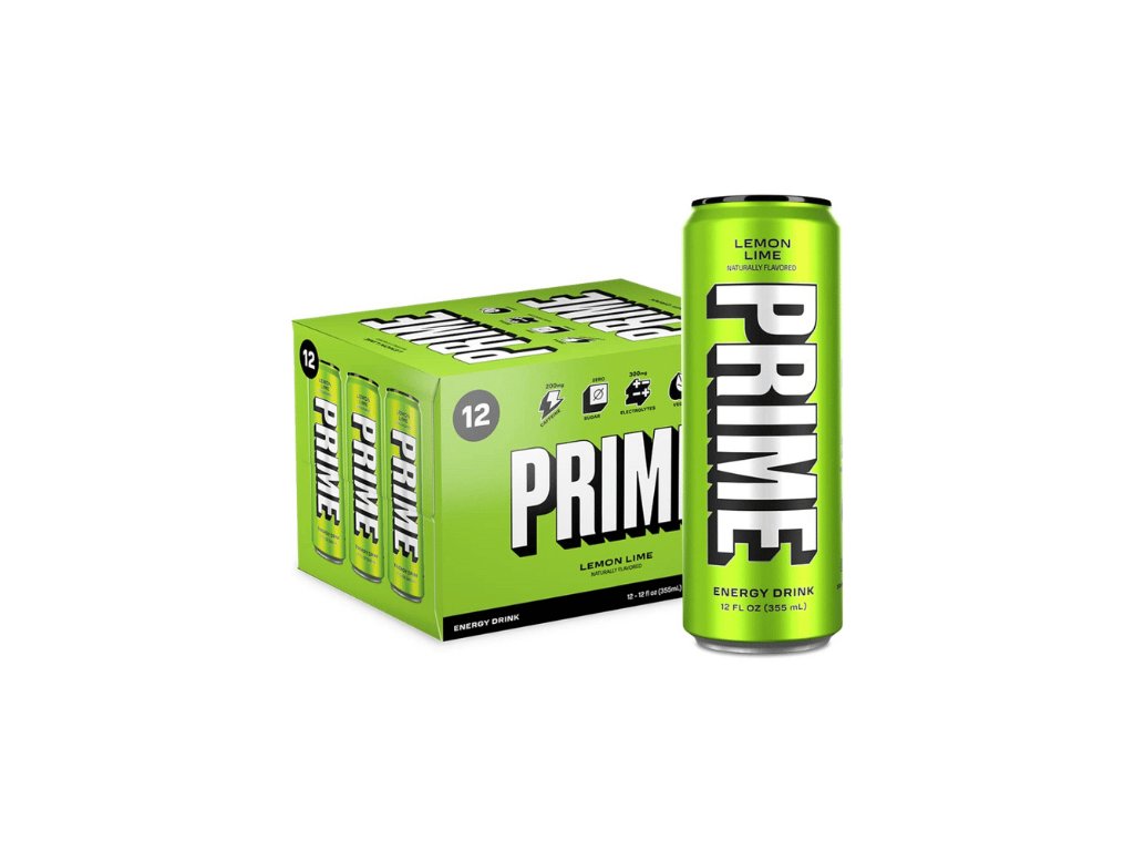 Prime Energy Drink Lemon Lime Pack 12x355ml USA - Americké, Asijské ...