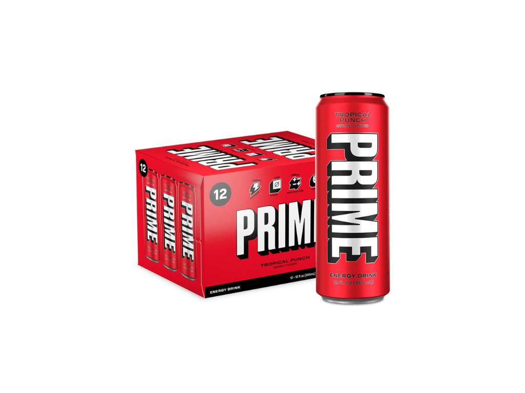 Prime Energy Drink Tropical Punch Pack 12x355ml USA - Americké, Asijské ...