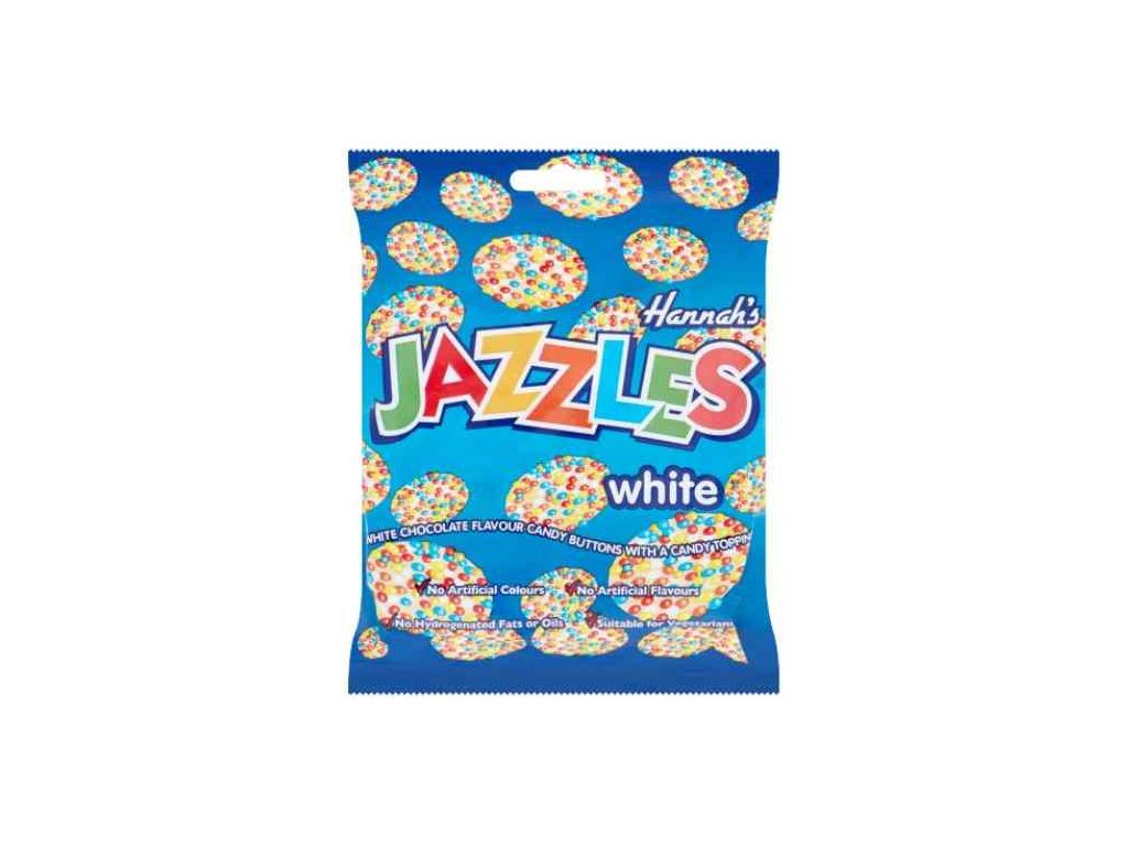 Hannah's White Jazzles Peg Bag 140g UK - Americké, Asijské, Evropské ...