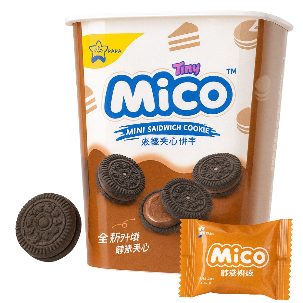 Mico Tiramisu Mini Cookies 88g CHN - Americké, Asijské, Evropské sladkosti | Pepis.shop