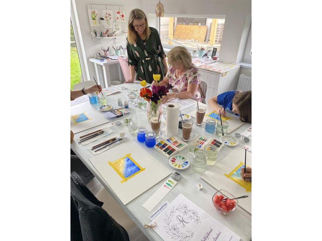 Soukromý workshop malby akvarelem - PetraMatějčkováArt
