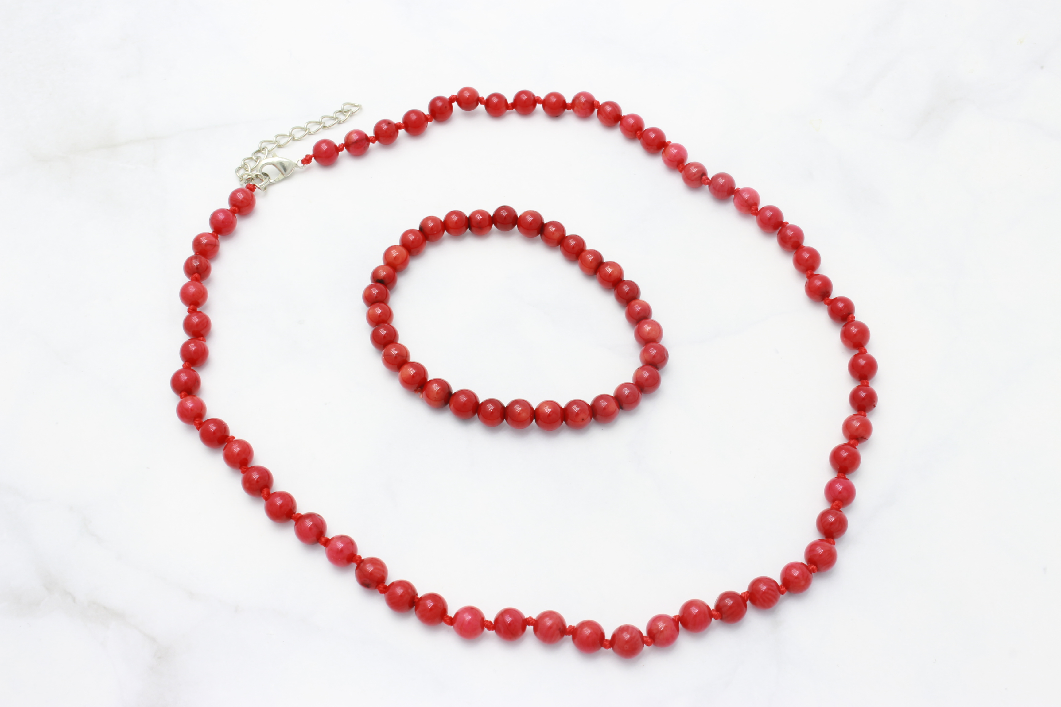 Korálkový Set-Ria Red - Pinky Club | Online bižutéria