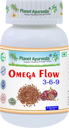 Omega FLOW 3-6-9, 500mg 60 kapsúl - PlanetAyurveda