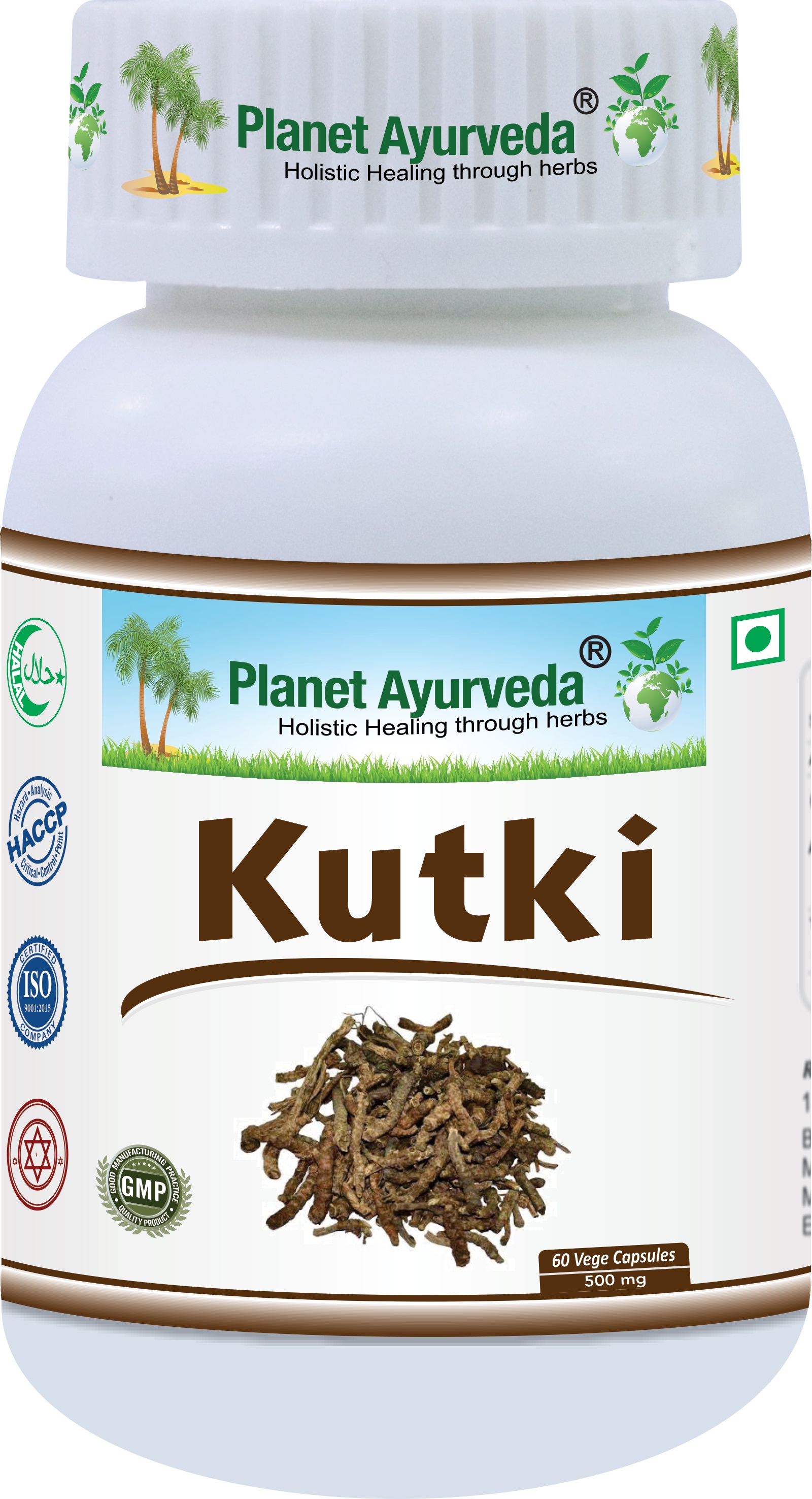 Kutki- čistenie a podpora pečene- 500mg, 60 kapsúl - PlanetAyurveda