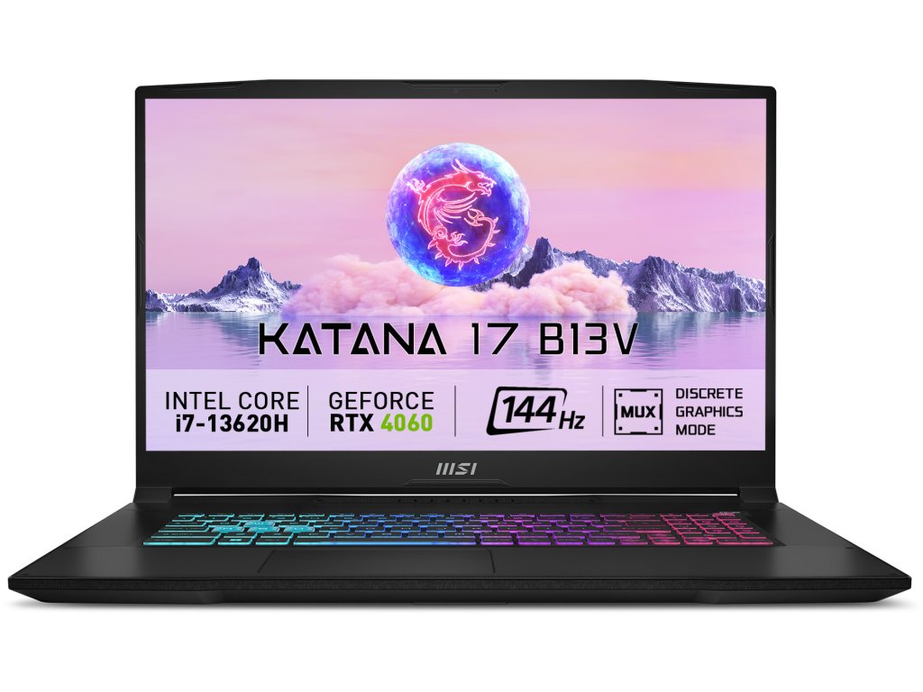 MSI Katana 17 B13VEK-015UK jen za 21 990 Kč | POČÍTÁRNA.CZ