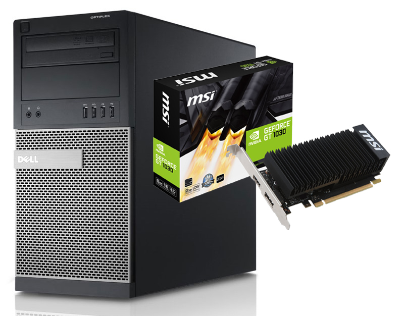 Dell Optiplex 790 Mini Tower + NVIDIA GeForce GT 1030 jen za 7 699 Kč ...