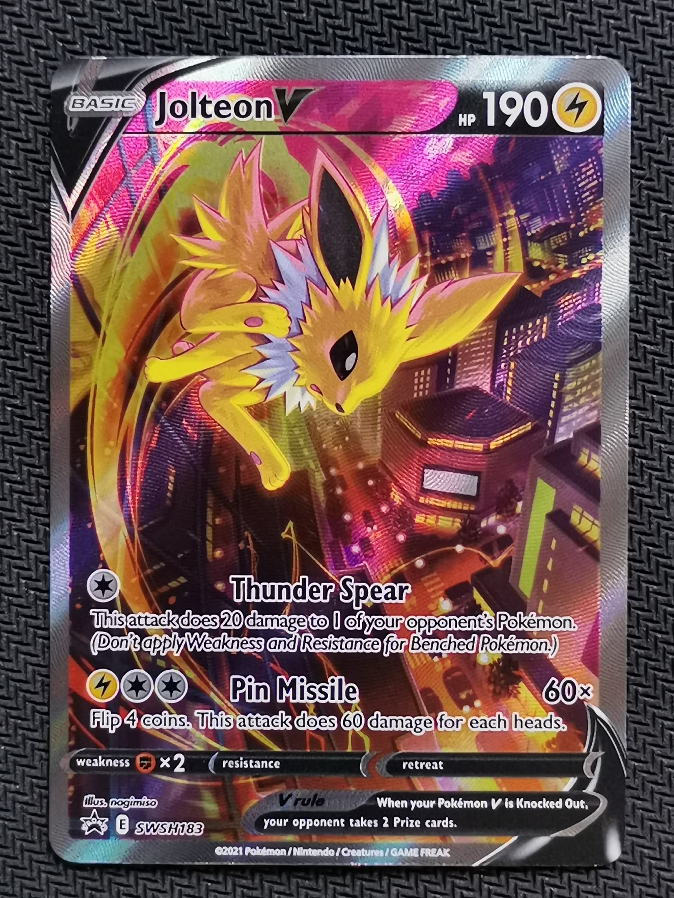 Jolteon V SWSH 183 - Pokemon4U