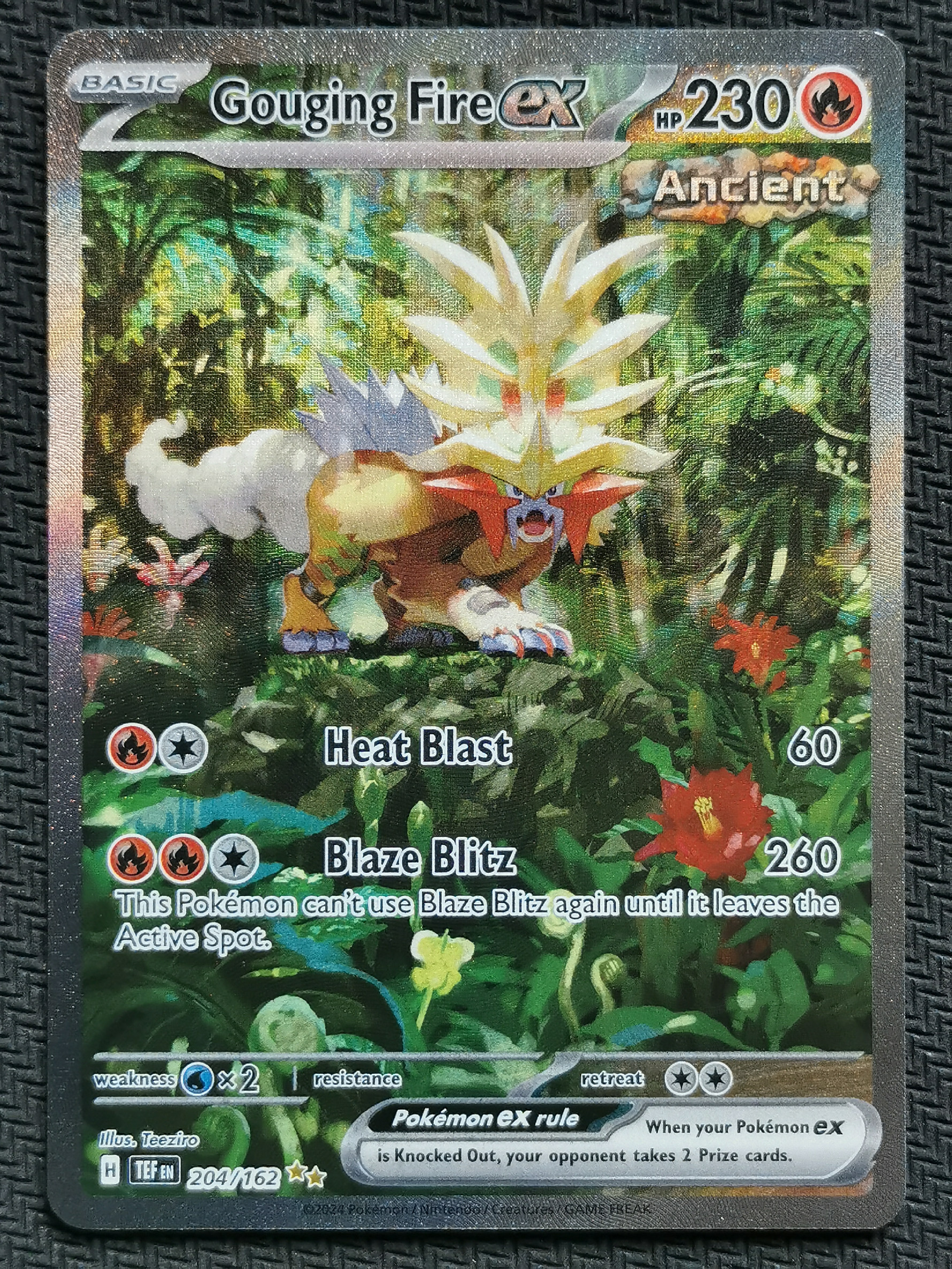 Gouging Fire EX 204/162 - Pokemon4U