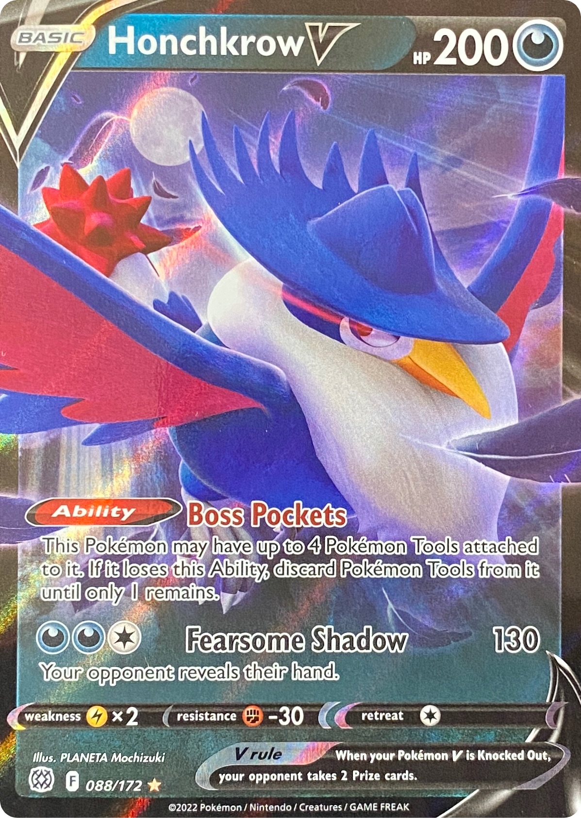 Honchkrow V - Brilliant Stars 88/172 - Pokešov s.r.o.