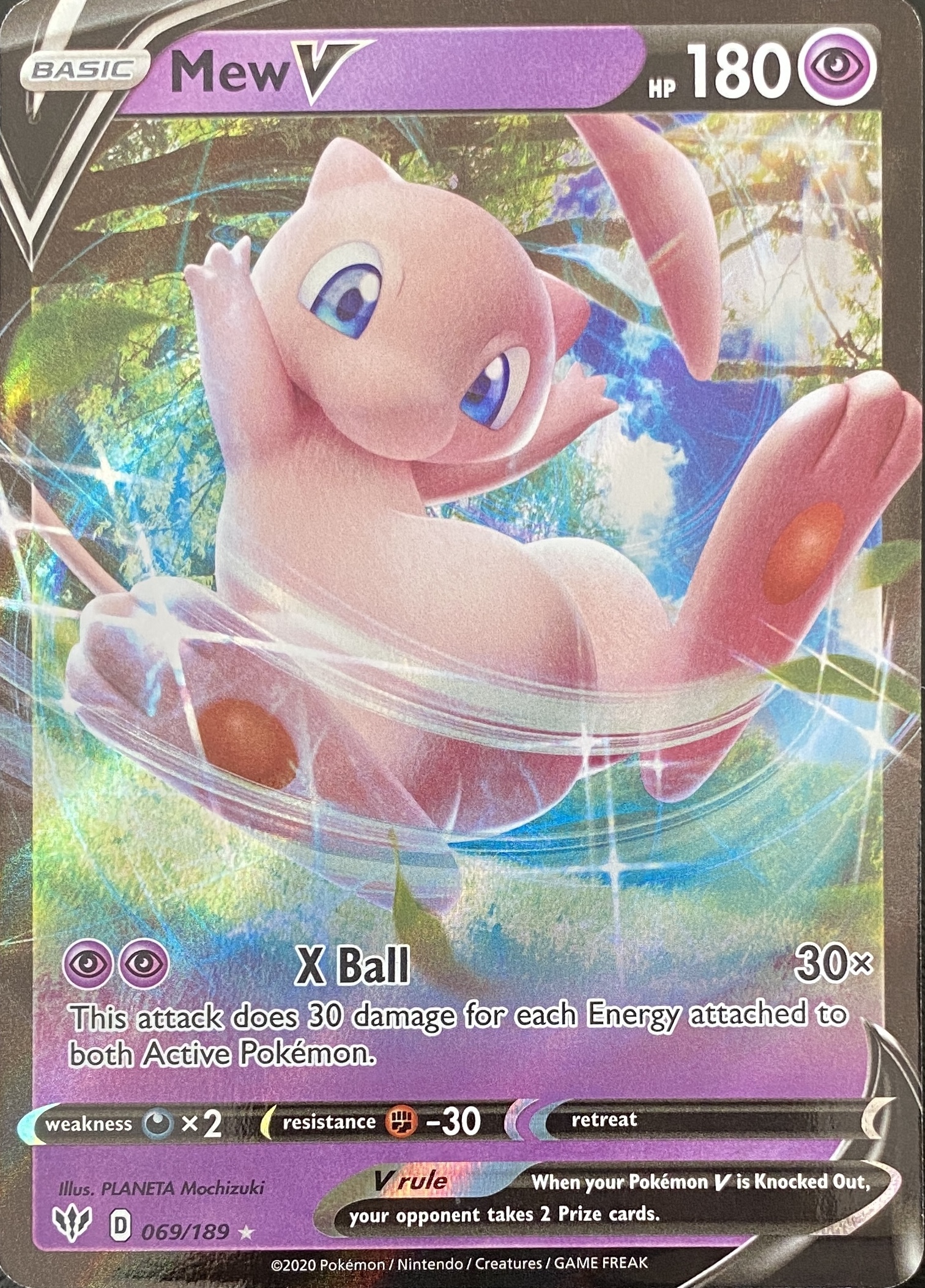 Mew V - Darkness Ablaze 69/189 - Pokešov s.r.o.