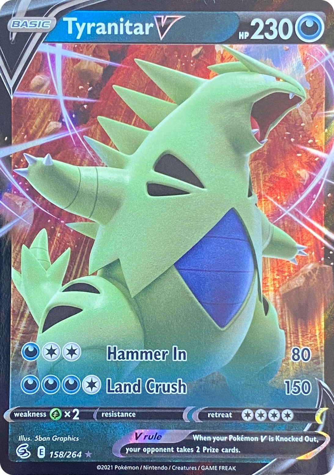 Tyranitar V - Fusion Strike 158/264 - Pokešov s.r.o.