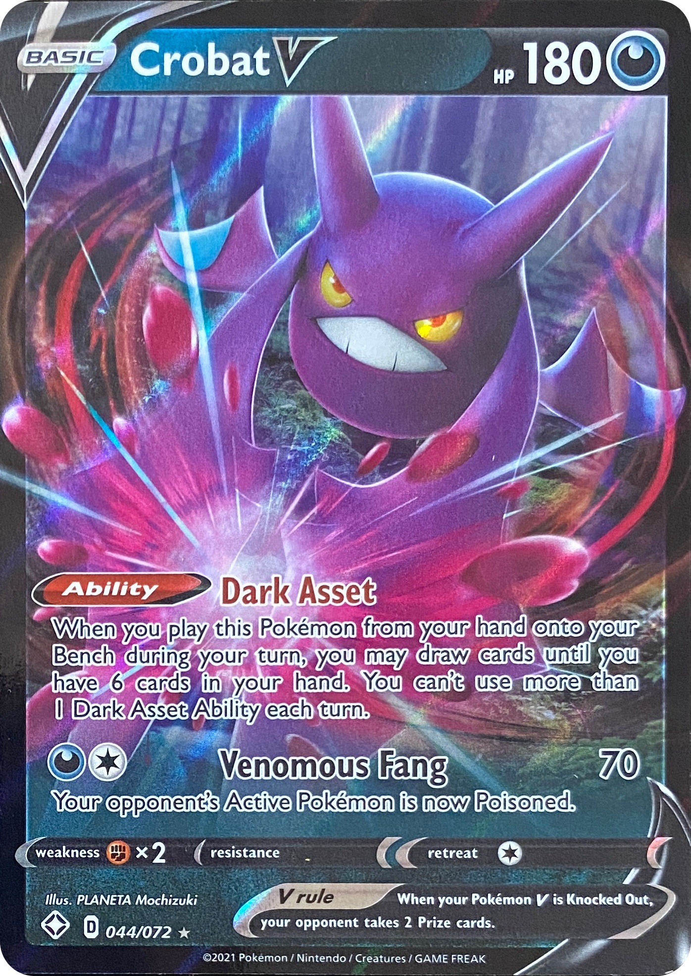 Crobat V - Shining Fates 44/72 - Pokešov s.r.o.