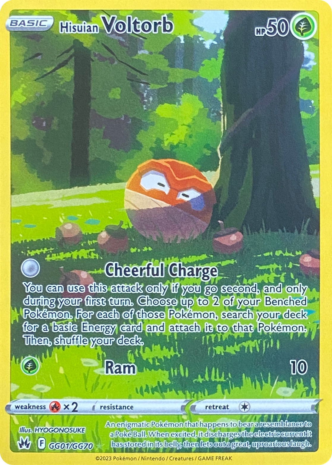 Hisuian Voltorb - Crown Zenith GG01/GG70 - Pokešov s.r.o.