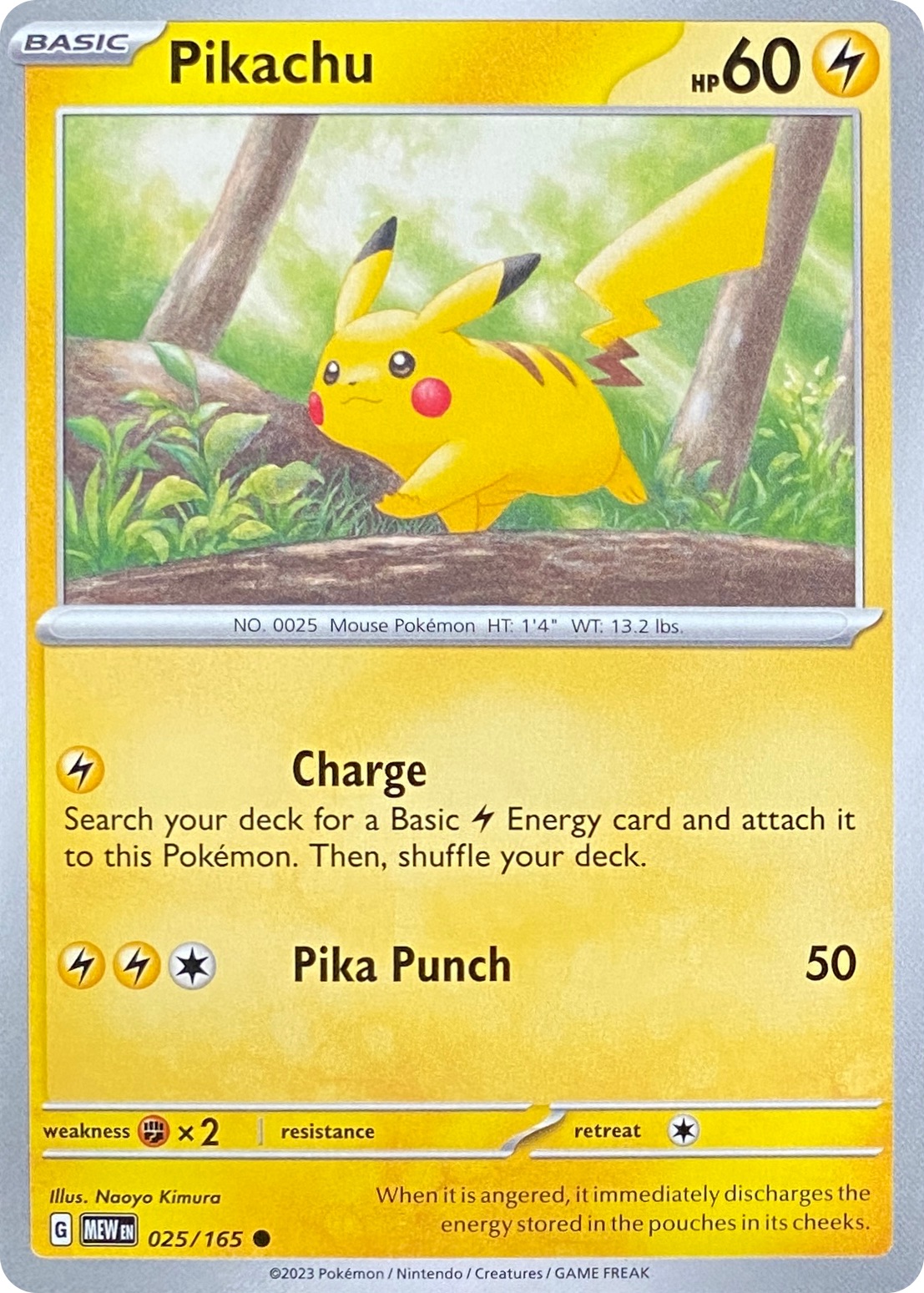 Pikachu - Pokémon 151 25/165 - Pokešov s.r.o.