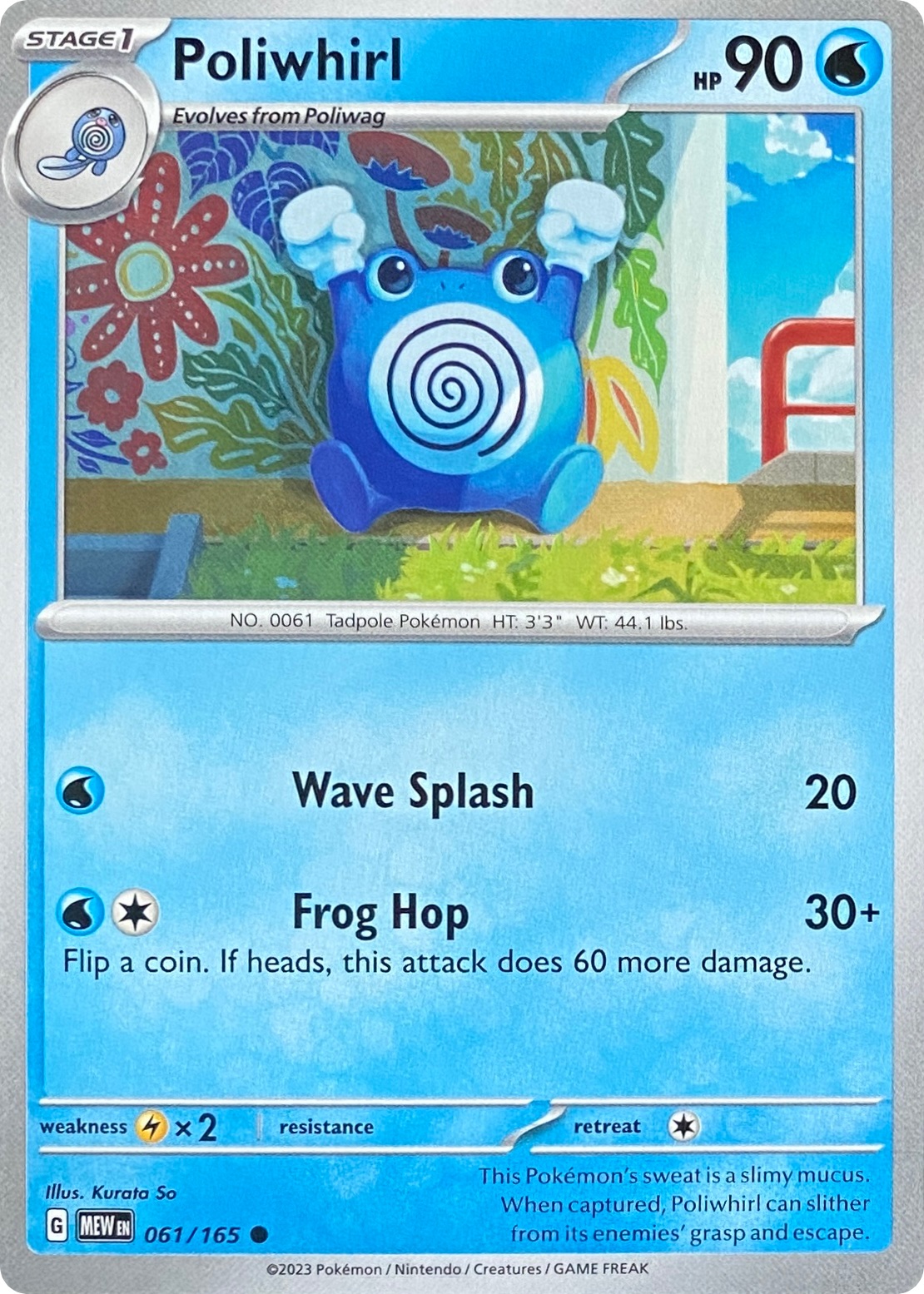 Poliwhirl - Pokémon 151 61/165 - Pokešov s.r.o.