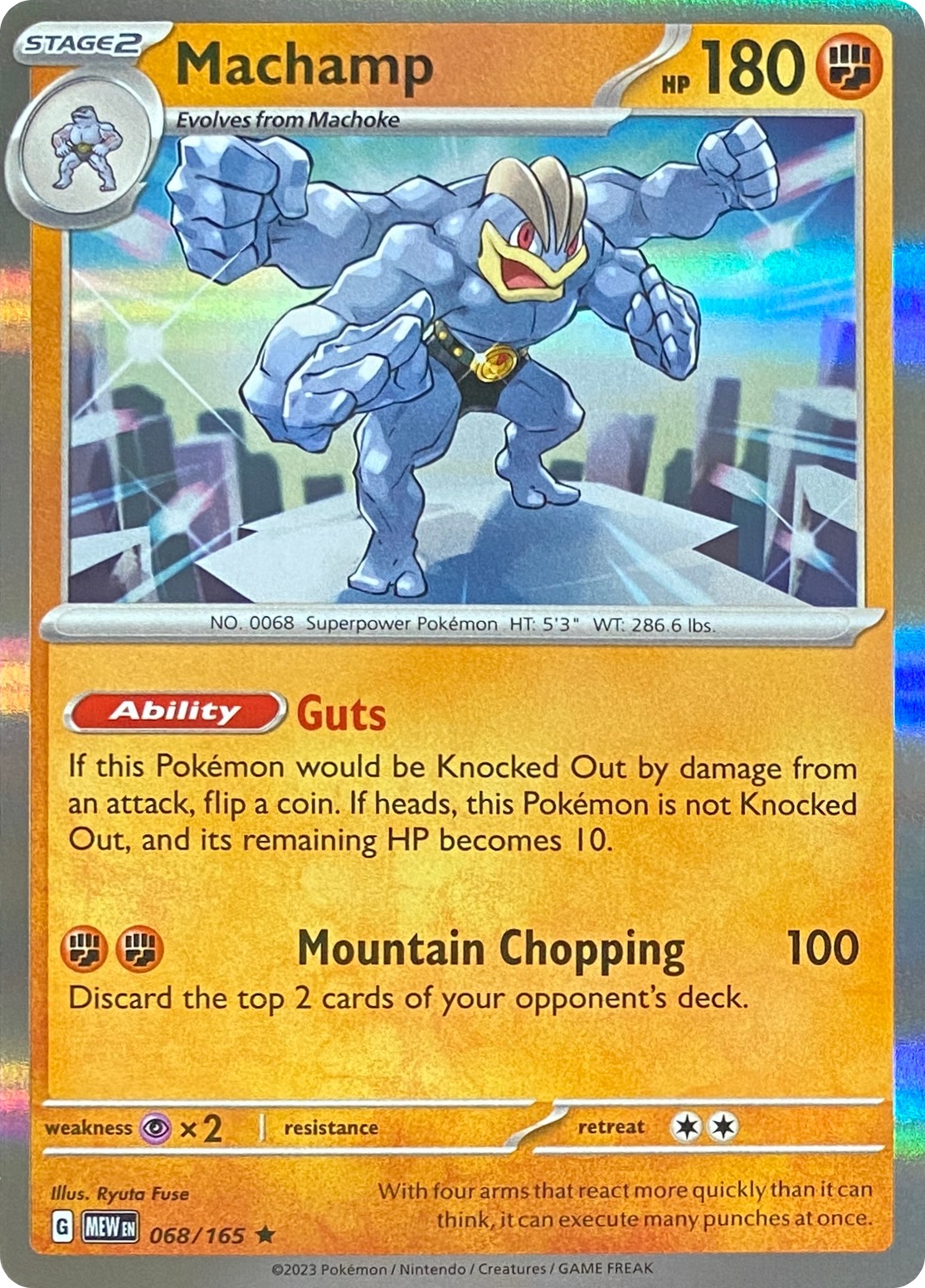 Machamp - Pokémon 151 68/165 - Pokešov s.r.o.