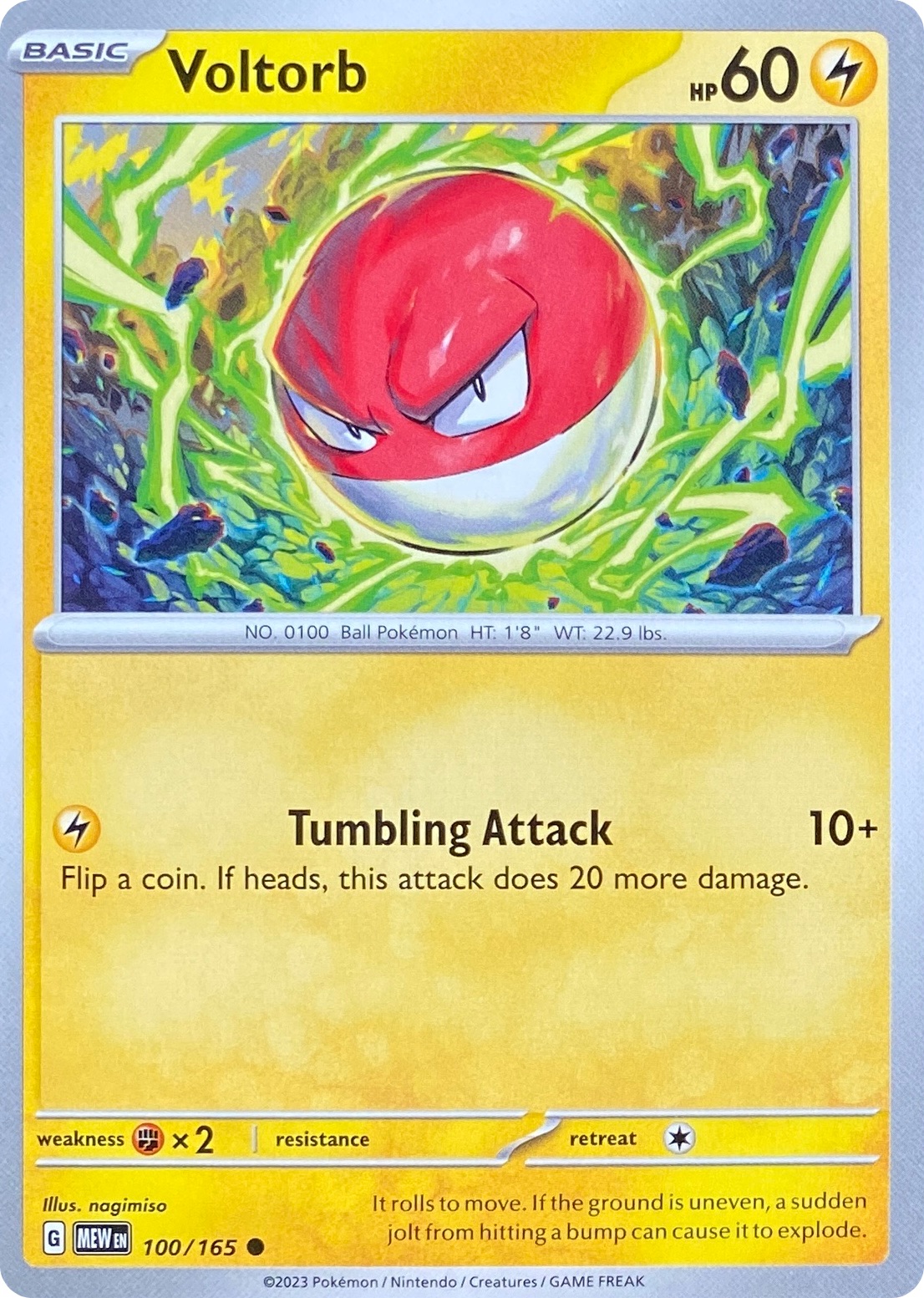 Voltorb - Pokémon 151 100/165 - Pokešov s.r.o.