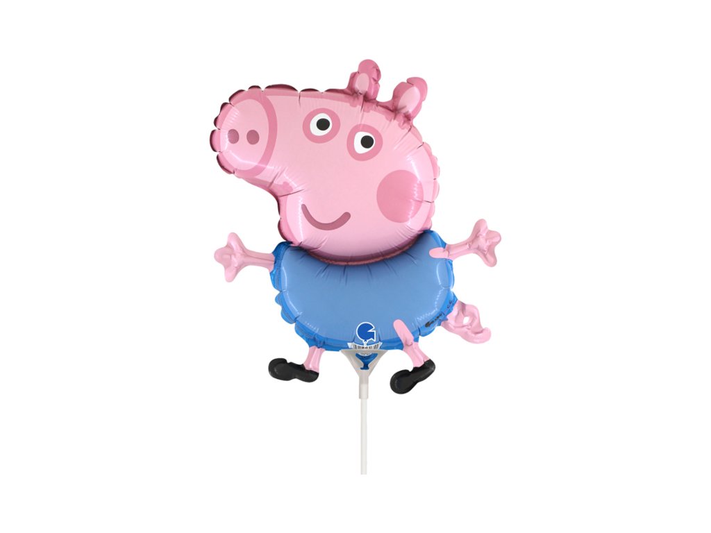 Fóliový balonek mini Prasátko George 36cm | Popkornovač.cz