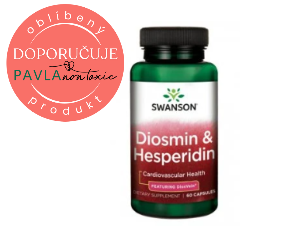 Swanson Diosmin/Hesperidin DiosVein® 60 kapslí zcela NON TOXIC