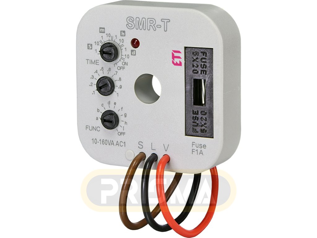 Relé SMR-T super-multifunkčné časové 10-160VA | Prisma.sk
