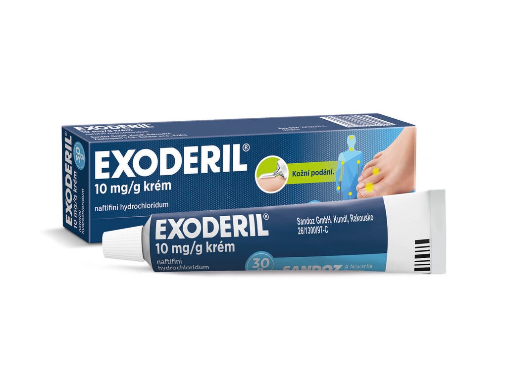 Exoderil 10mg/g krém 30 g