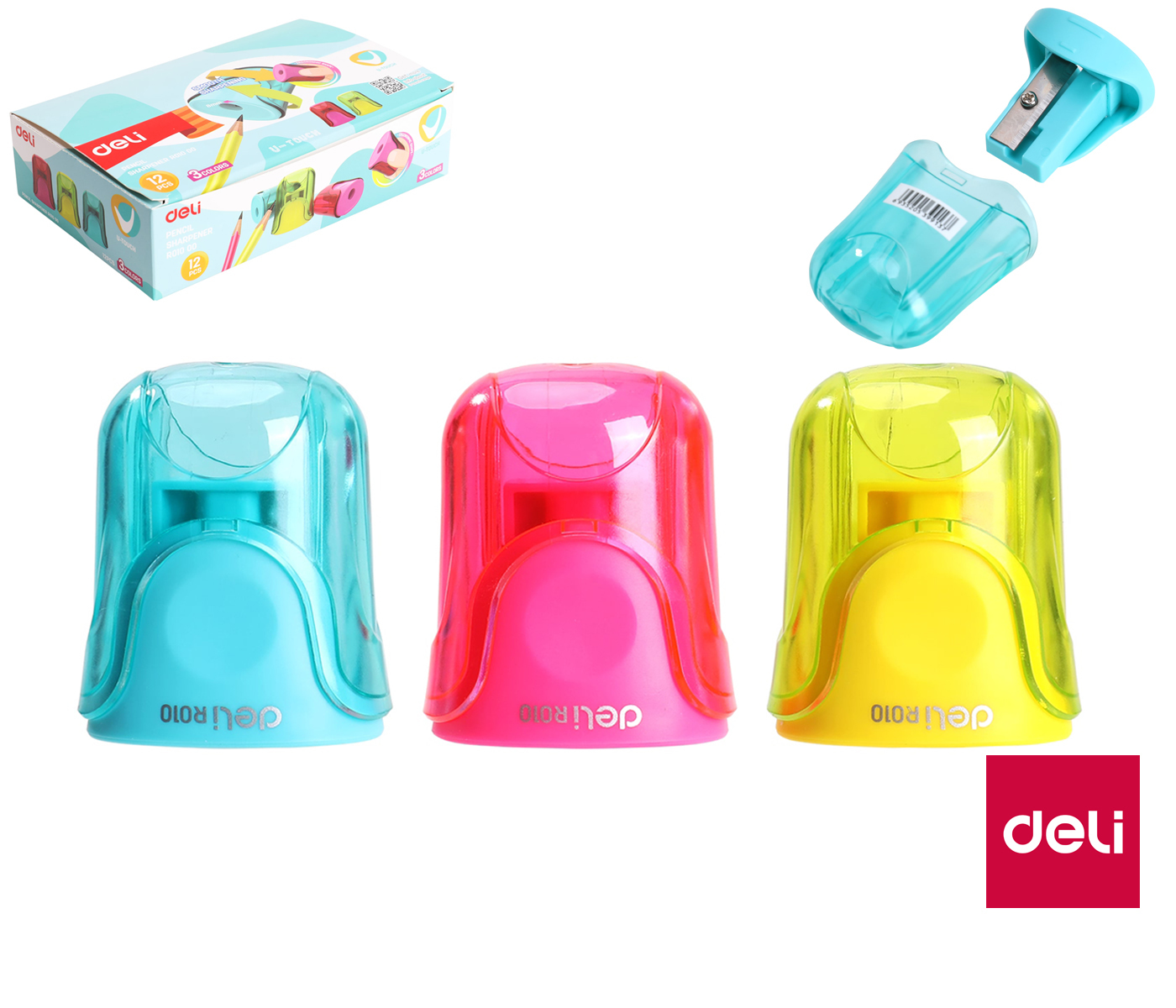 Ořezávátko Deli U-touch růžové - prohackovani.cz