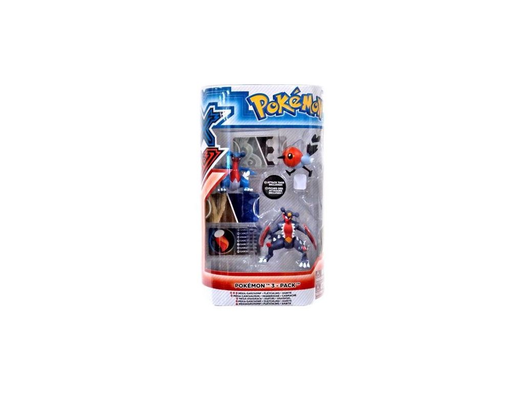 Figurka Pokémon 3 pack Garchomp Fletchling Gabite Nové za 489 Kč ...