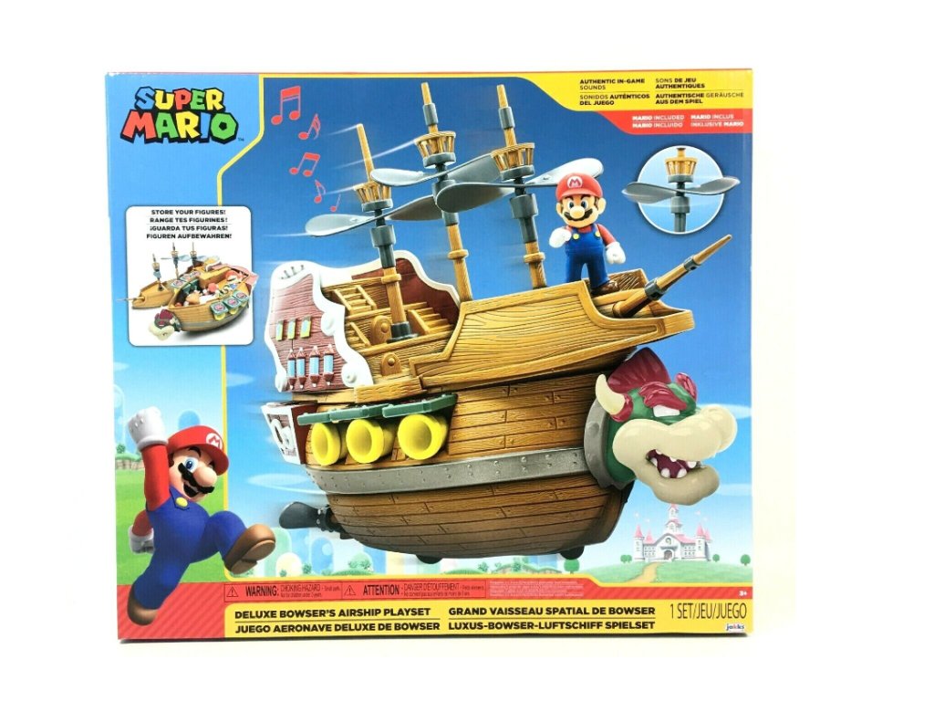 Hrací set Super Mario Deluxe Bowser Ship Nové za 1 298 Kč | Prokonzole.cz