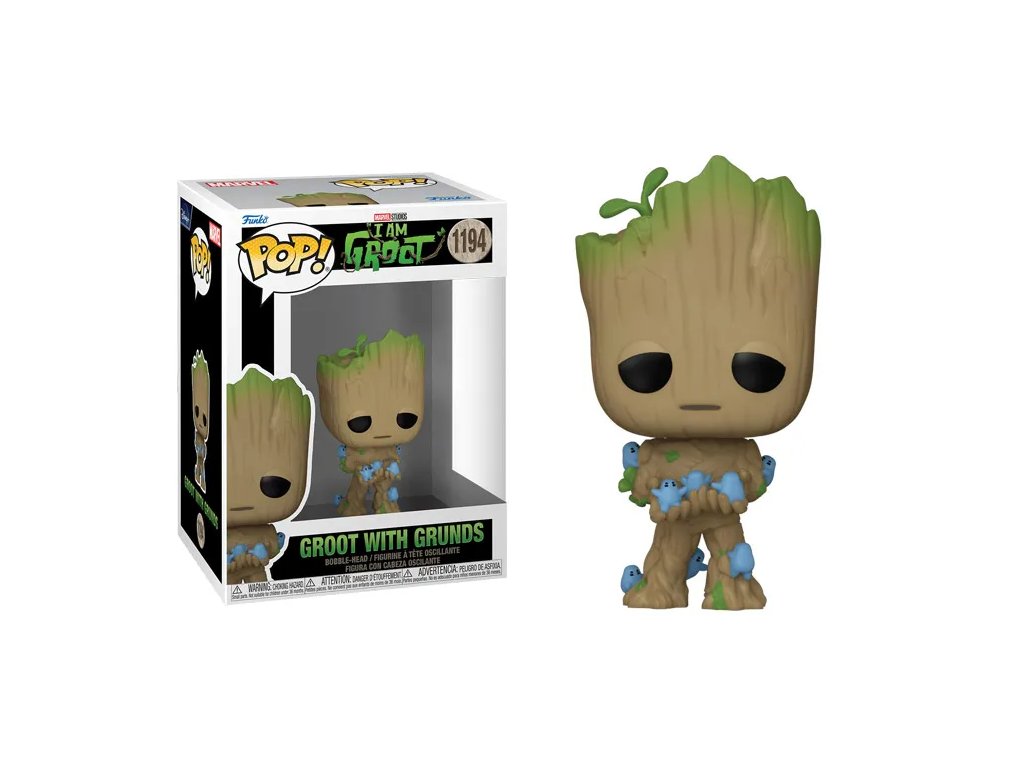 Funko Pop 1194 Marvel I Am Groot Groot With Grunds Nové Prokonzole Cz