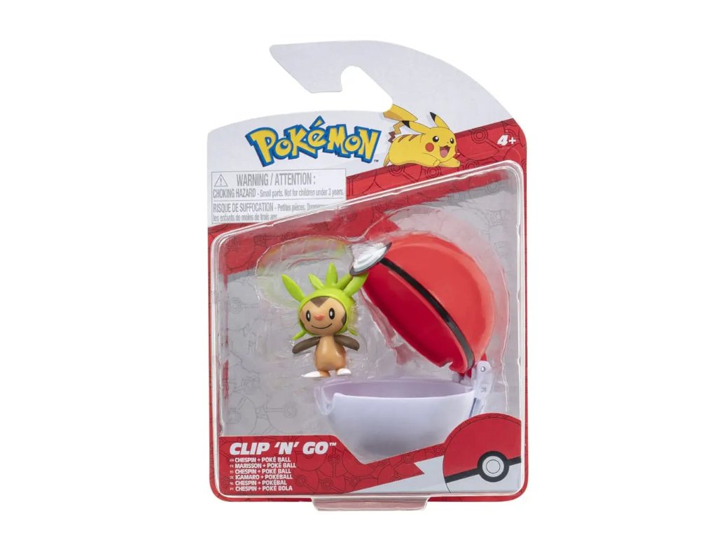 Pokémon Clip N Go Poké Balls Chespin a Poké Ball Nové za 368 Kč ...