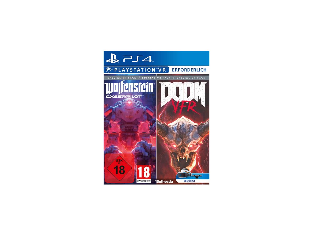 PS4 Doom VFR - Wolfenstein Cyberpilot Nové za 389 Kč | Prokonzole.cz