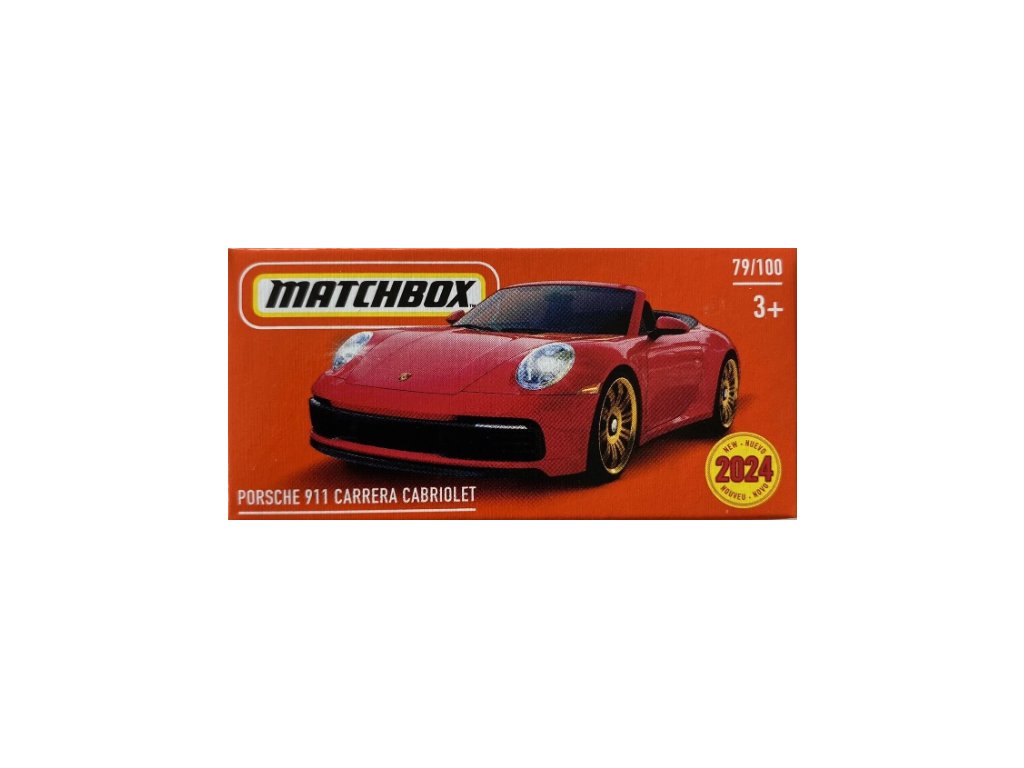 Matchbox Porsche 911 Carrera Cabriolet Box Nové za 288 Kč | Prokonzole.cz