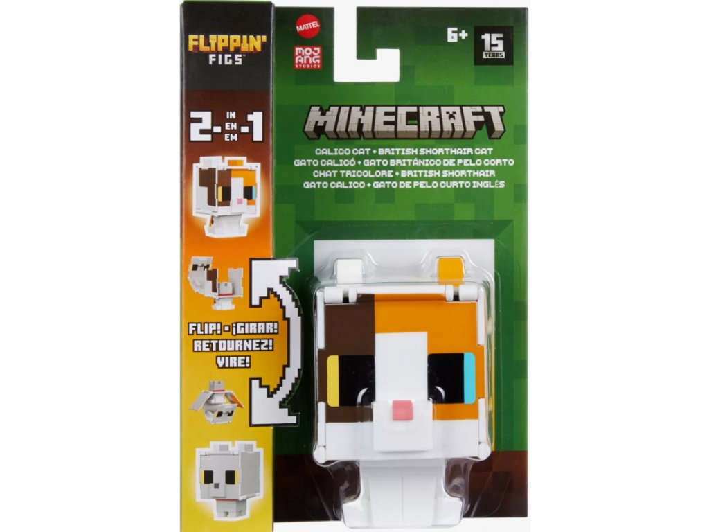 Figurka Minecraft Flippin Calico Cat Nové - Prokonzole.cz