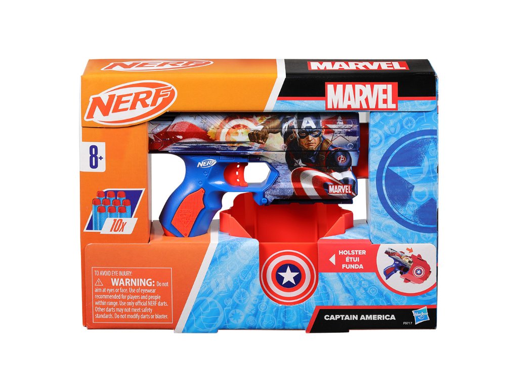 Pistole Nerf Marvel Captain America Nové za 499 Kč | Prokonzole.cz
