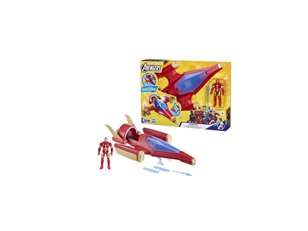 Figurka Marvel Avengers Iron Man Repulsor Blast Battle Jet Nové za 898 ...