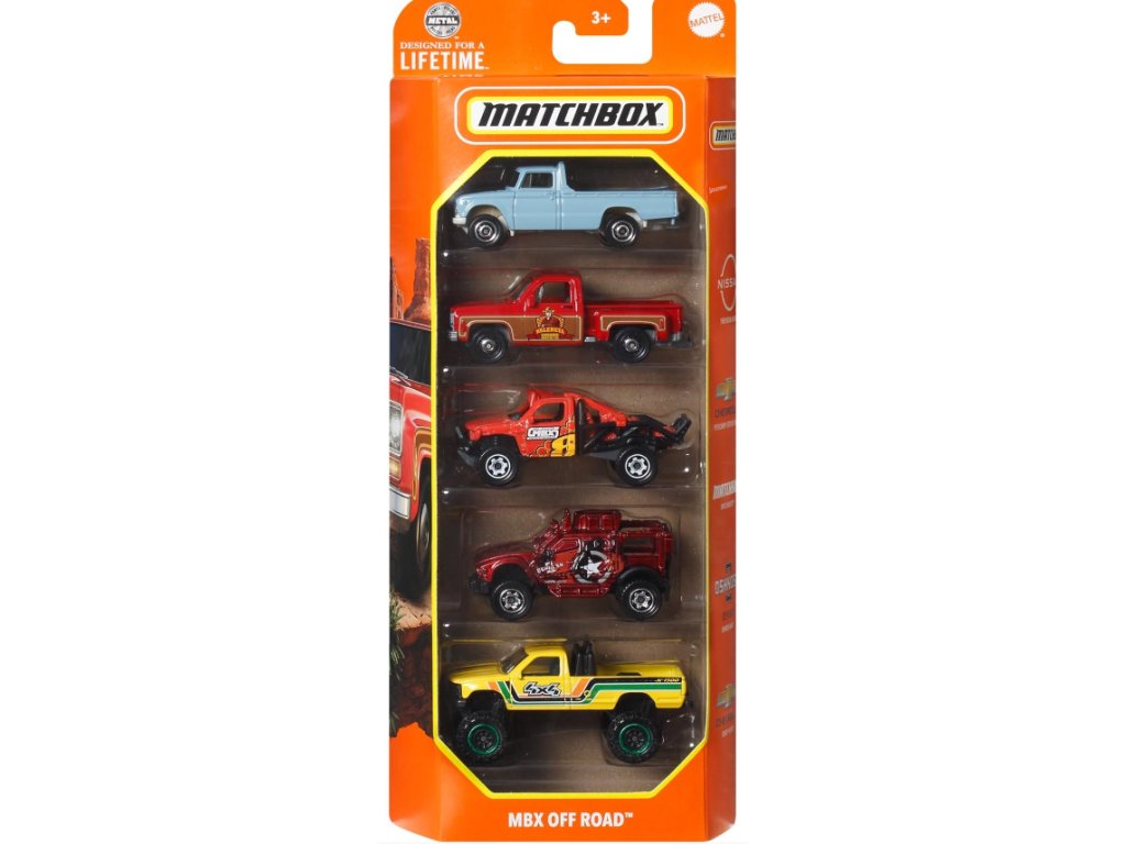 Matchbox MBX Off Road 5ks Nové za 288 Kč | Prokonzole.cz
