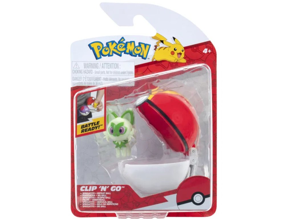 Figurky Pokémon Clip N Go Sprigatito Nové za 446 Kč | Prokonzole.cz