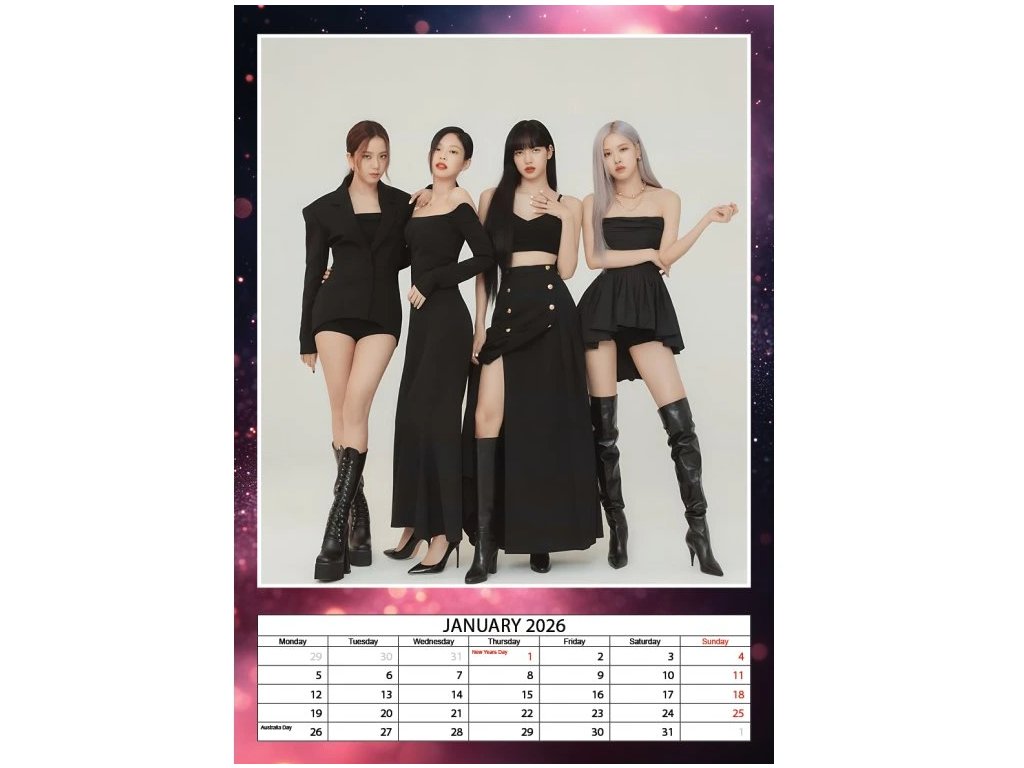 Kalendář 2026 Black Pink Nové za 285 Kč | Prokonzole.cz